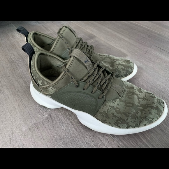 Puma | Shoes | Puma Olive Green Sneakers | Poshmark